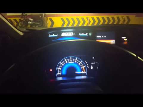 Honda civic fb7 2013 gösterge testi.
