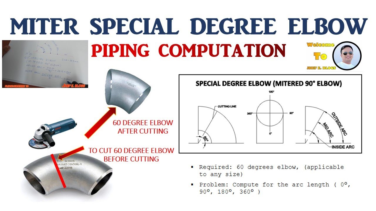 HOW TO MAKE MITERED 90 DEGREE ELBOW TO SPECIAL DEGREE ELBOW TAGALOG ...