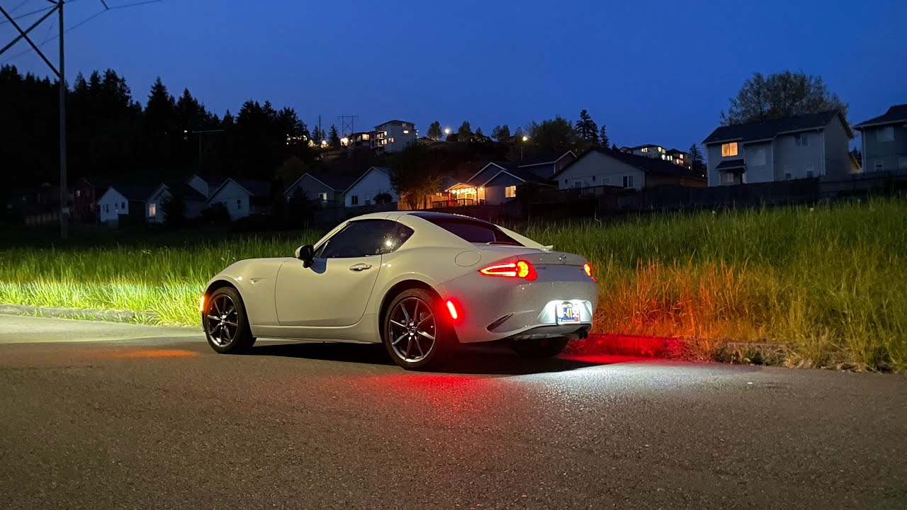 ND1 2017 Mazda MX-5 Miata RF Grand Touring Quick Night Drive ( Onboard ...
