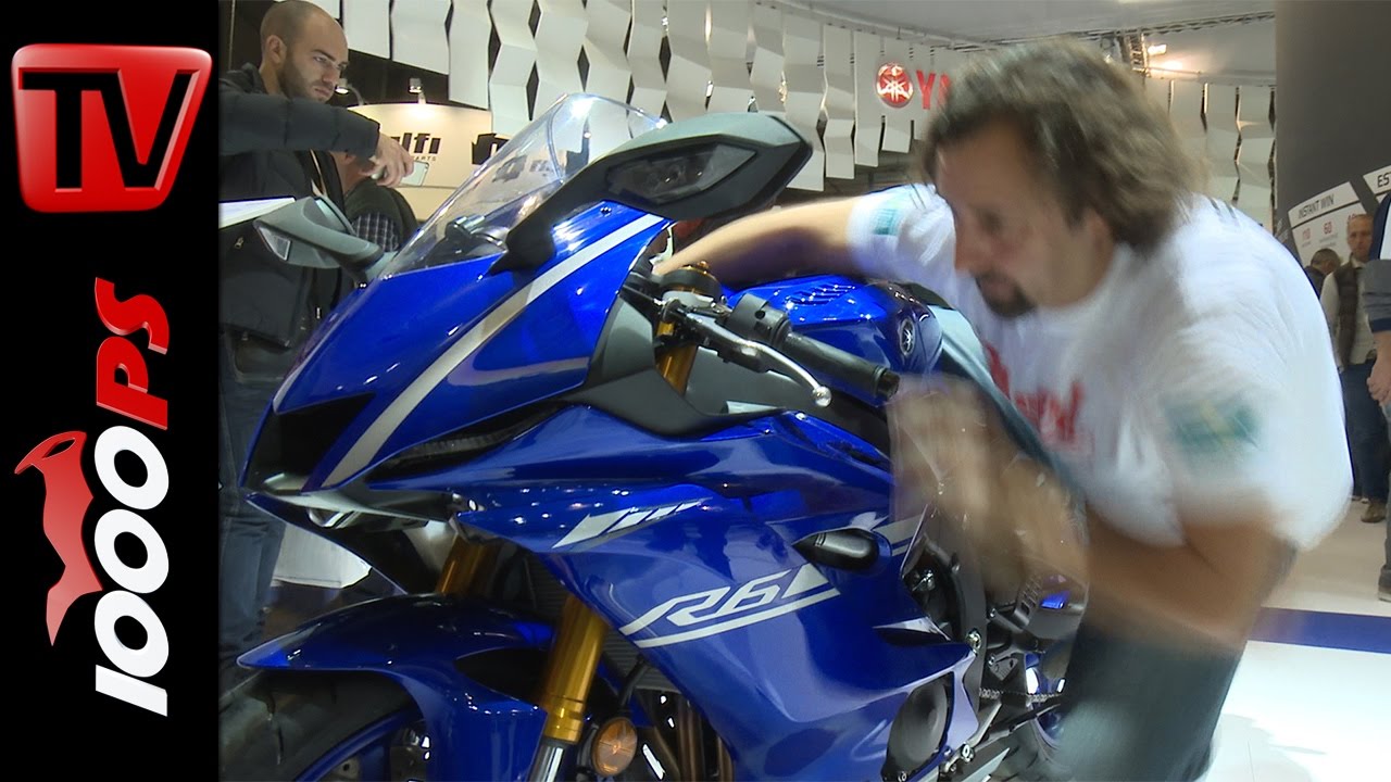 Video: Yamaha R6 2017 First Crash