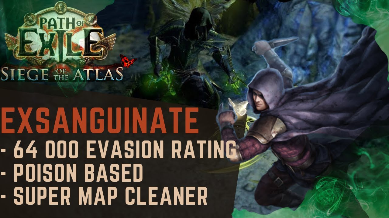 Path of Exile 3.23 - Trickster Poison Exsanguinate - PoE Affliction ...