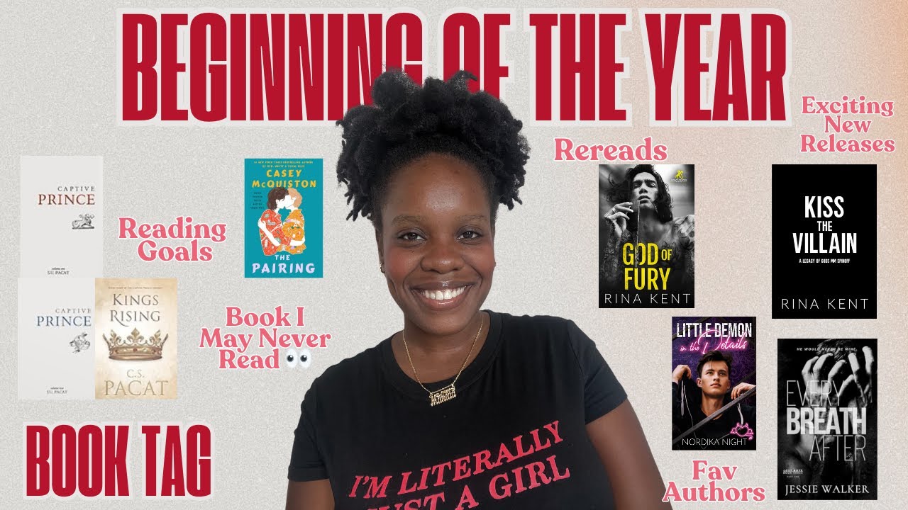 Beginning of the Year Book Tag! Reading goal, 2025 tbr, new genres ...