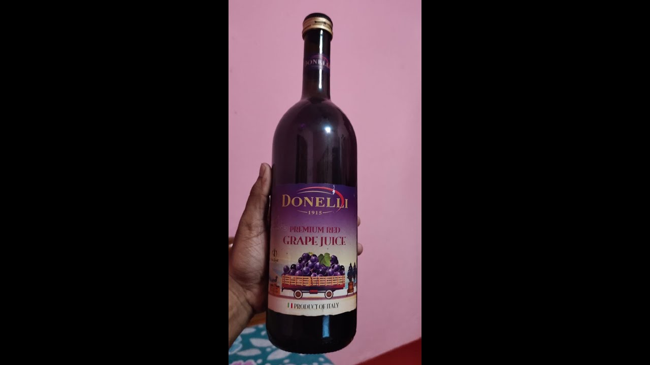 Top 1 Donelli Premium Red | Grape Juice Wines - YouTube