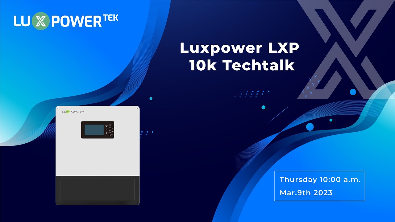 Luxpower LXP-EU 10k online training - YouTube