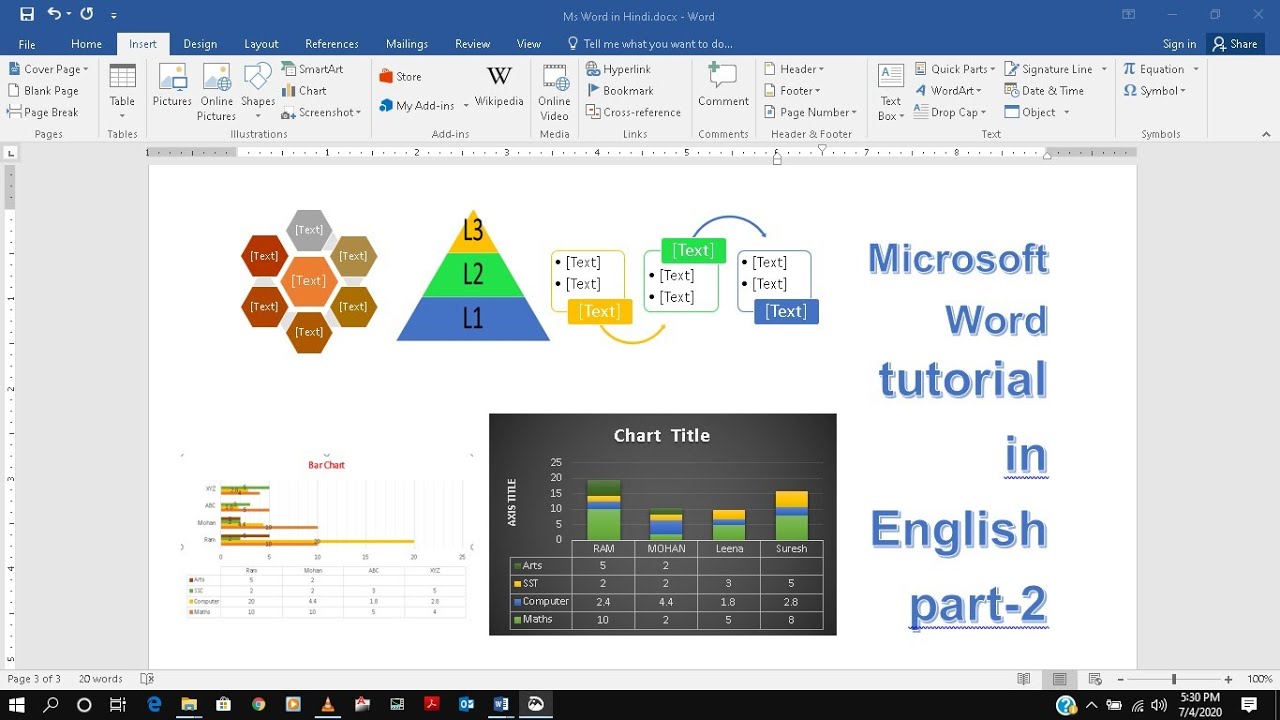 Microsoft Word English Part-2 #Msword #Microsoft #ComputerTutorials # ...