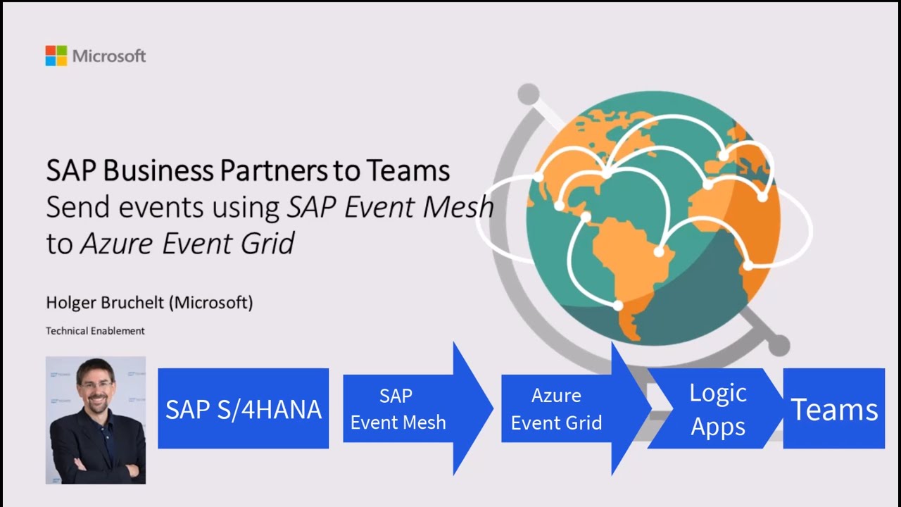 Sending SAP Business Partner Events to Microsoft Teams - YouTube