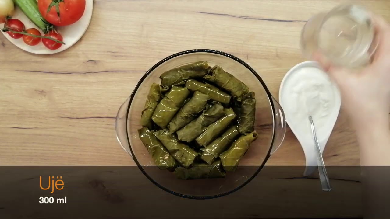 Sarma me gjethe rrushi - YouTube