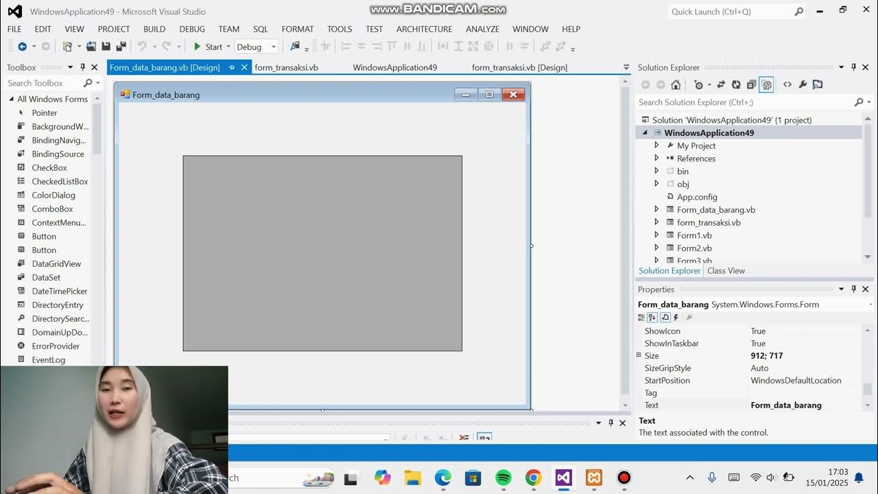 Membuat Data Transaksi dan Nota Otomatis Di Aplikasi Visual Studio 2012 - YouTube