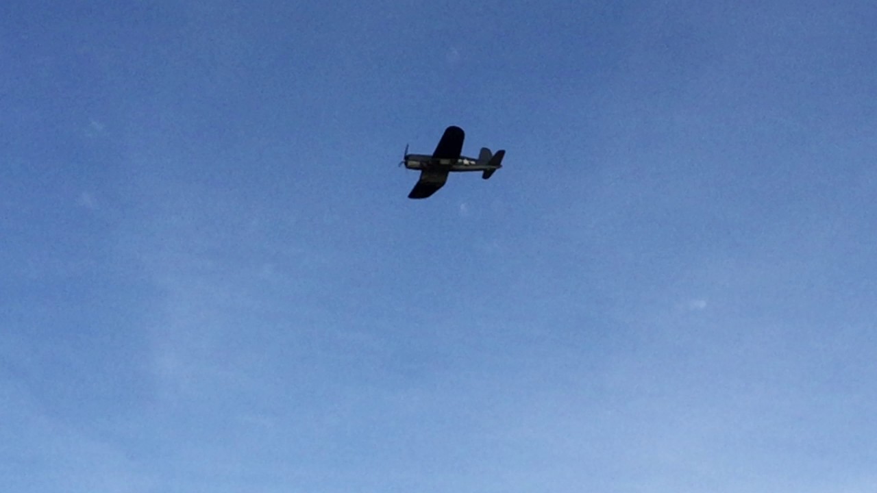 CARF Corsair powered by a Moki 250cc Radial engine - YouTube