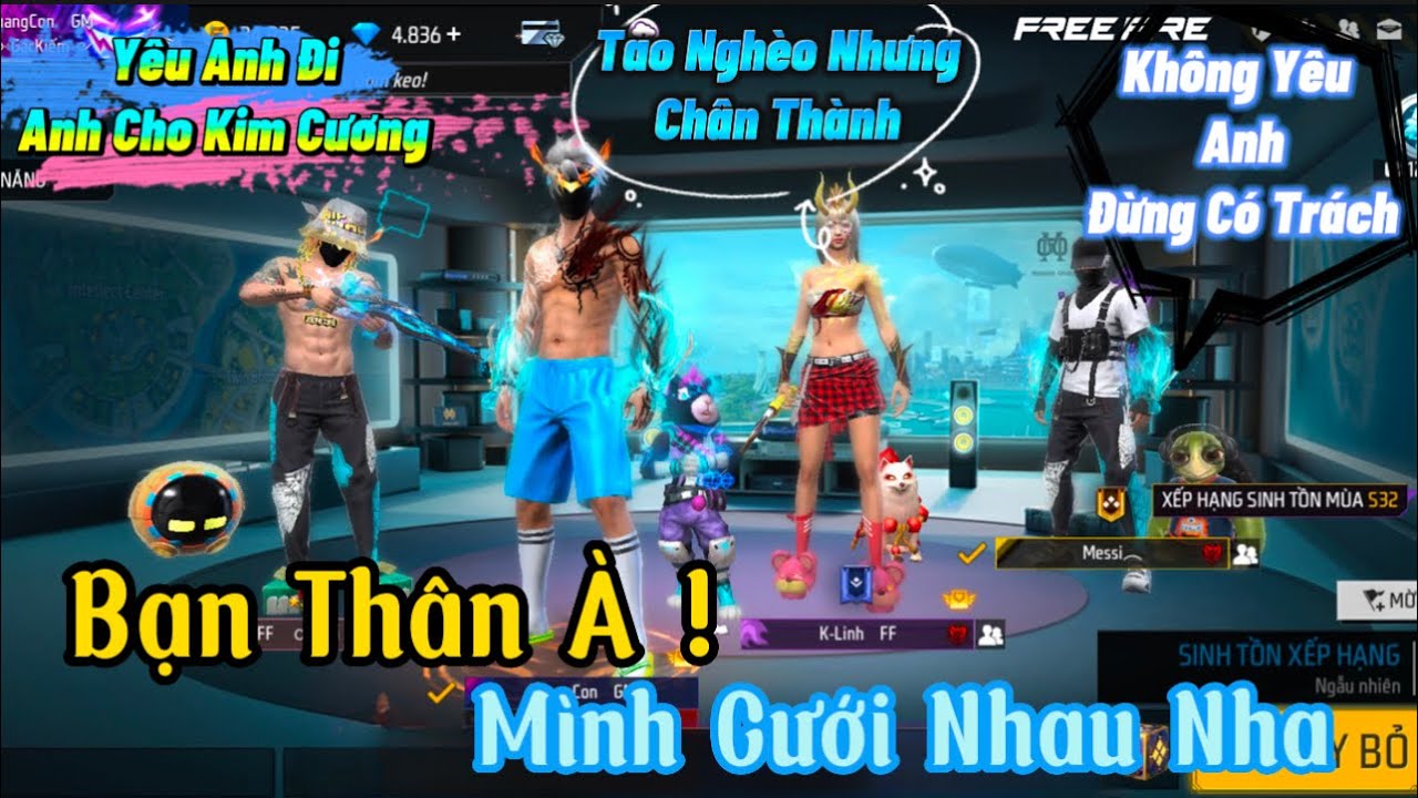 Tik Tok Free Fire | Phim ngắn: “Bạn Thân À, Mình Cưới Nhau Nha” FULL ...
