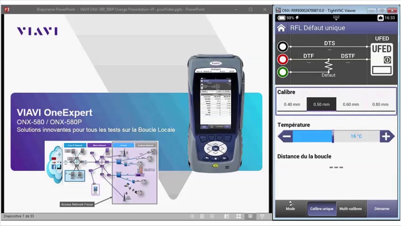 VIAVI ONX 580 2 Pont de localisation - YouTube