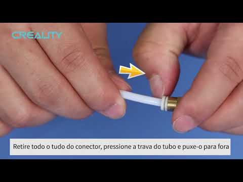 Tutorial de limpeza do bico Ender 3 Pro（Portuguese）