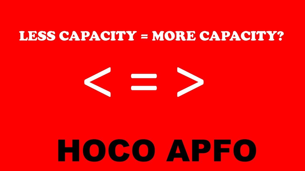 HOCO APFO - LESS EQUALS MORE? - YouTube