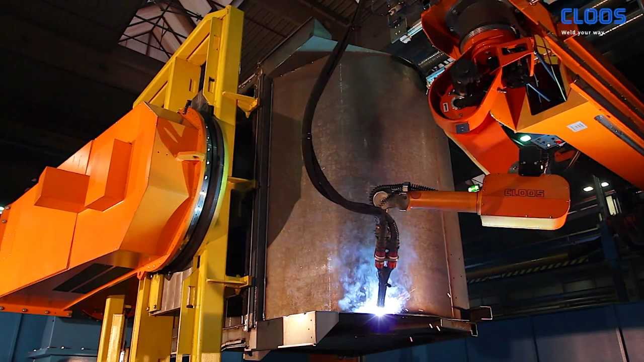 CLOOS - QIROX Robotersystem für das Schweißen von Behältern für ...