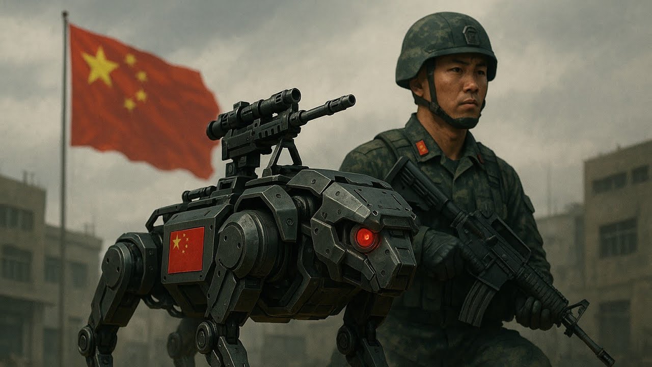 "China's Military Robot Dog: The Future of Combat?" #MilitaryRobot # ...