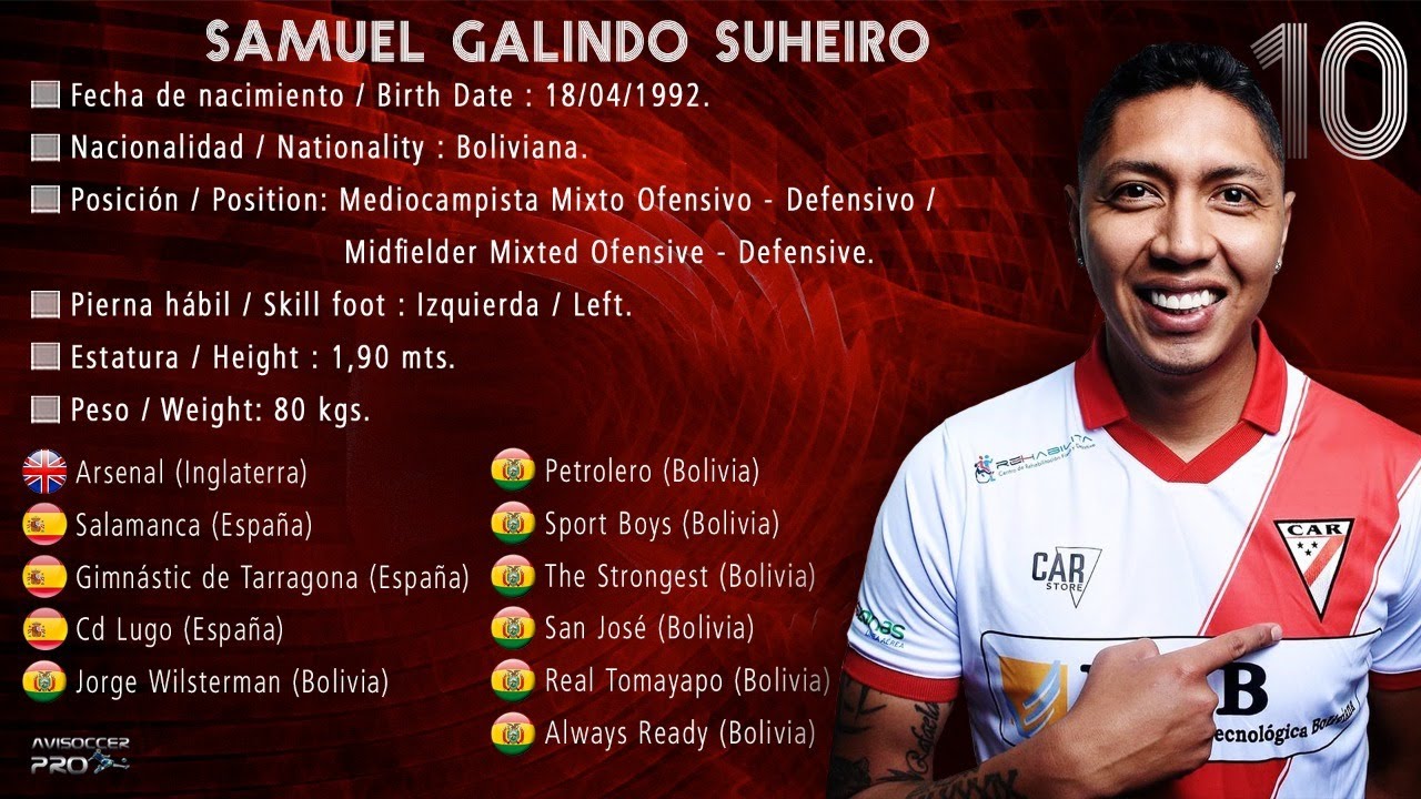 Samuel Galindo #10 // Volante Mixto Ofensivo - Ofensive Mid Mixted ...