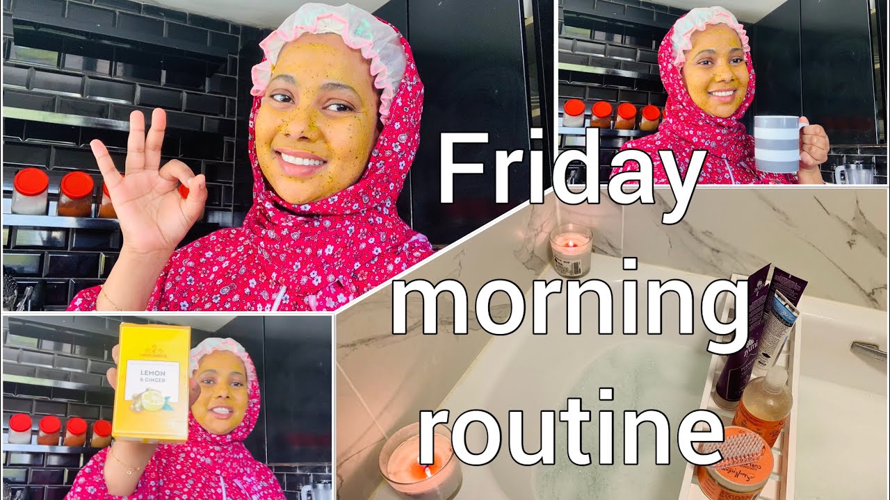 Friday morning hair & skin routine/jummah Mubarak/jummah wanagsan - YouTube