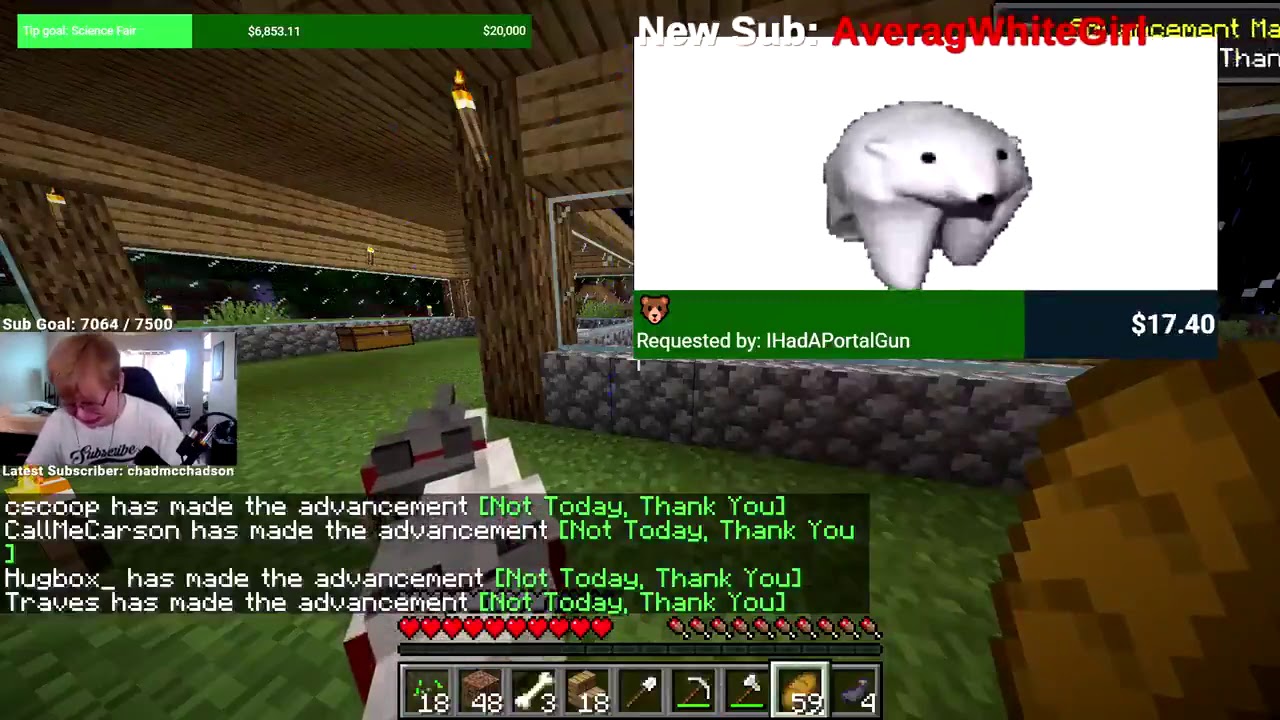 CallMeCarson cries because of a donation on stream - YouTube