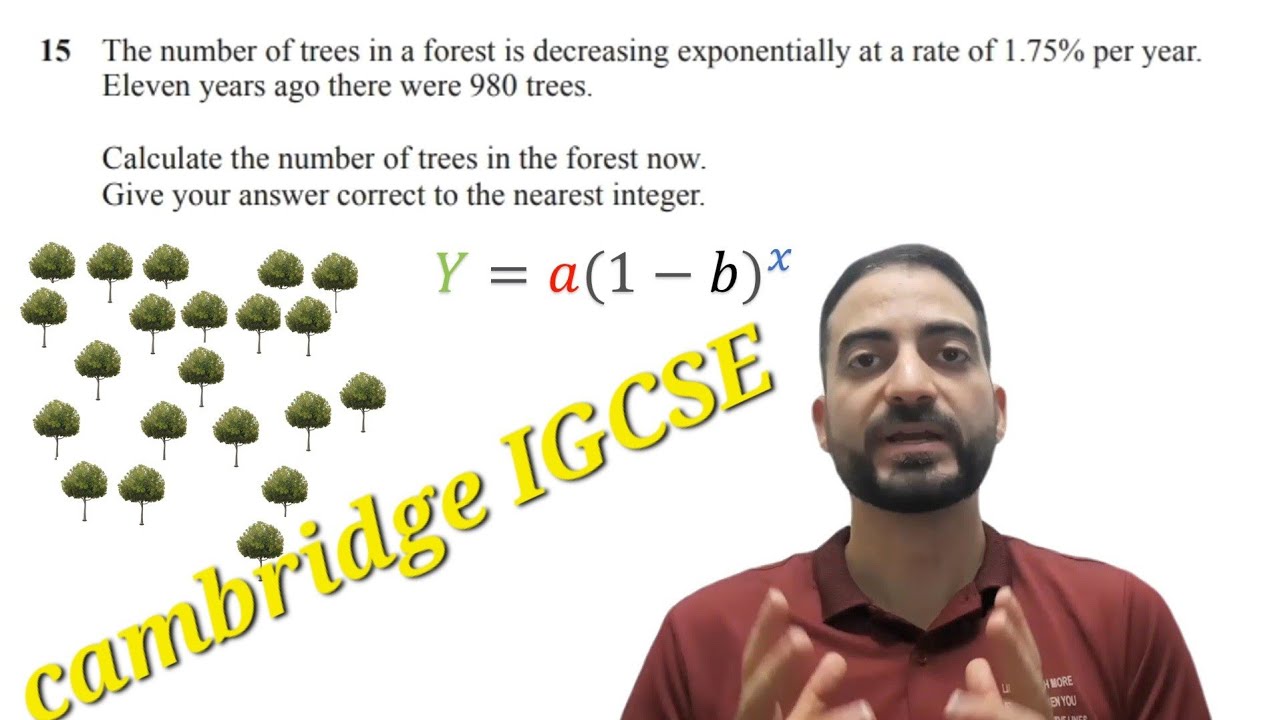 decreasing exponentially,cambridge IGCSE - YouTube