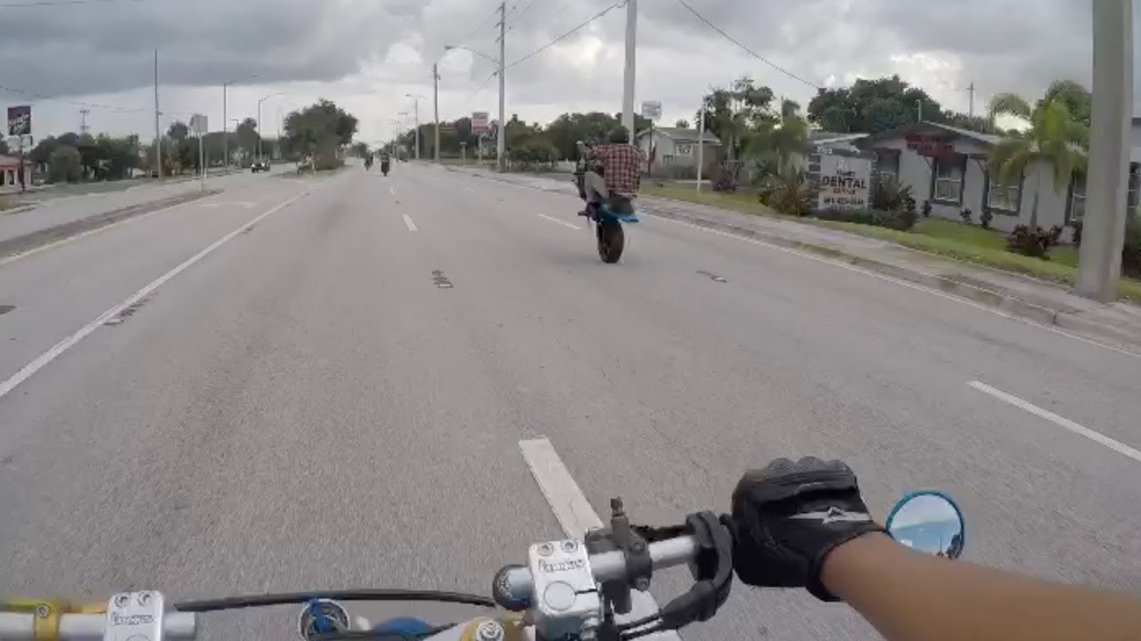 Motorbikers Wheelie Ends In Crash Fail - YouTube