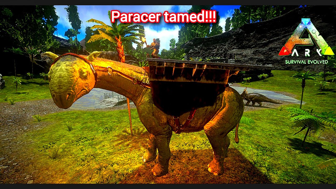 Paracer tamed!!! | Ark Survival | Clash Gaming - YouTube