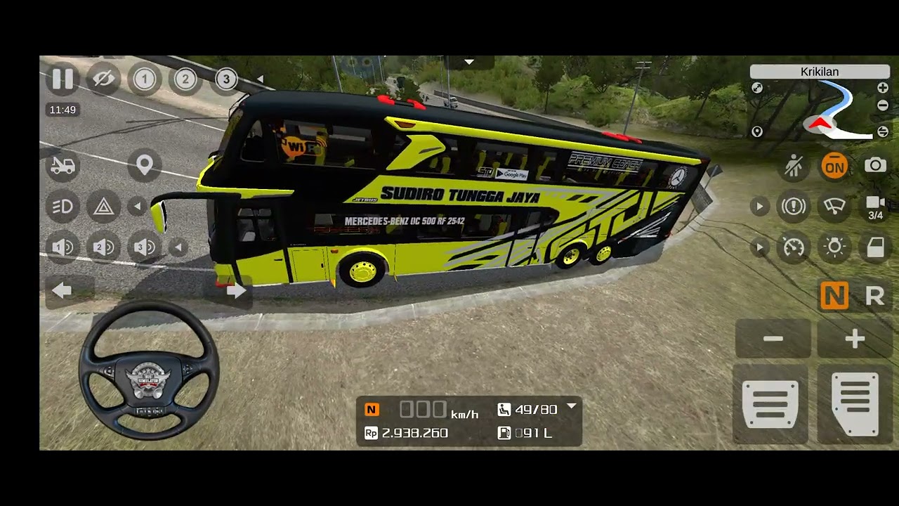 Bussid Gameplay ( Episode #2 ) Bus Simulator Indonesia,Mod - YouTube