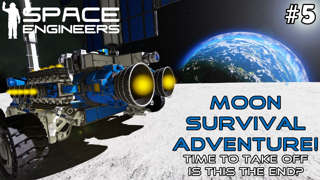 Moon Survival Adventure: Time To Take Off, Is This The End? - A Space ...