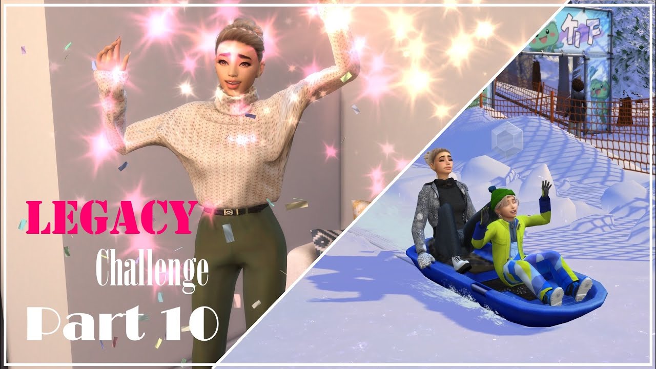 The Sims 4 Legacy Challenge #10 New Year New Me - YouTube