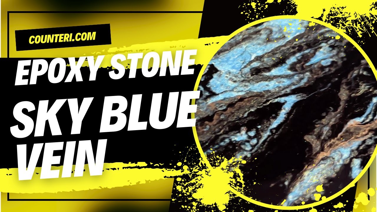 Epoxy Countertop Sky Blue Sample | Epoxy Tutorial | Counteri - YouTube