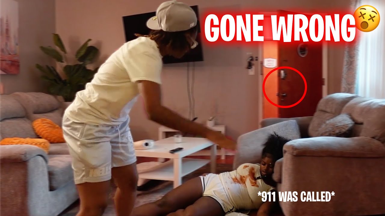 HOME INVASION PRANK ON MY GIRLFRIEND *GETS SERIOUS* - YouTube