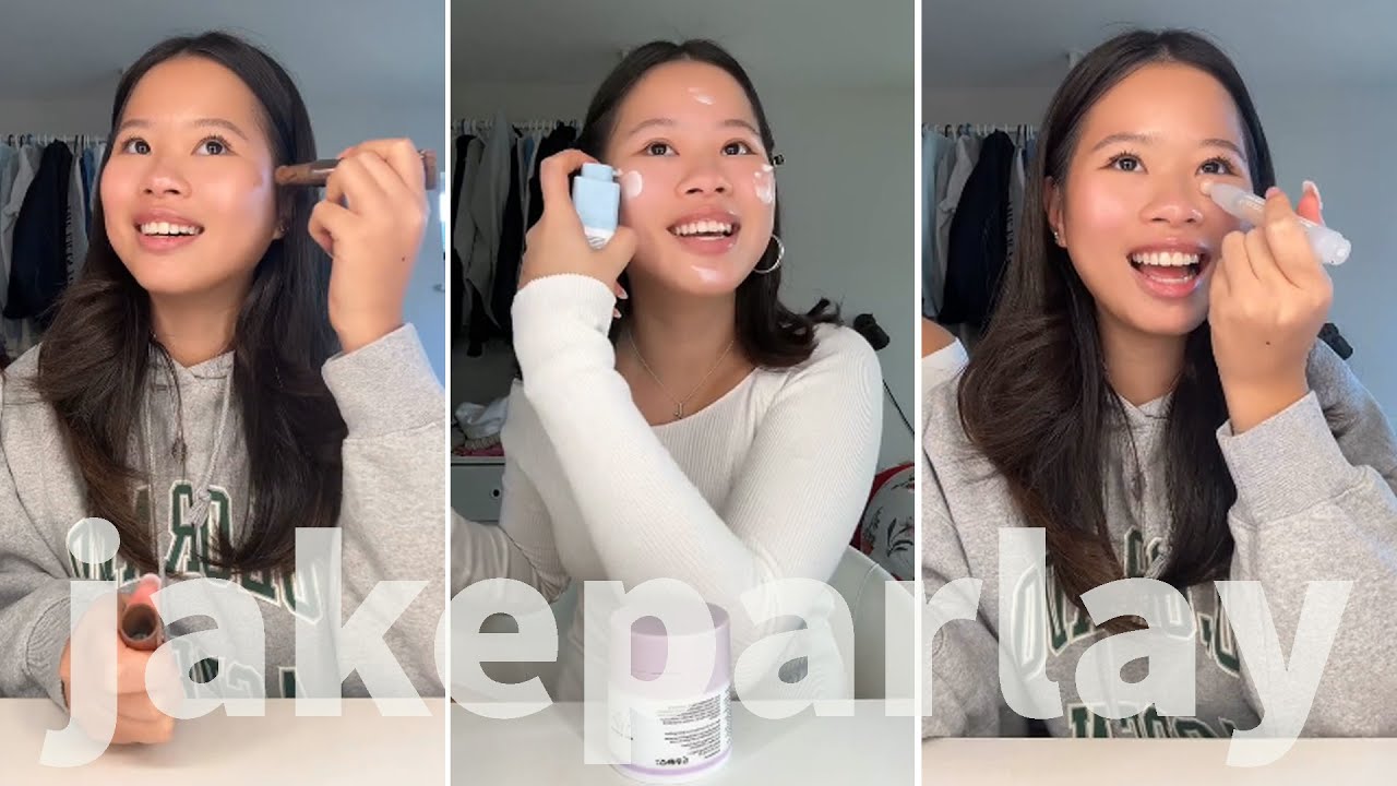 Katie Fang Makeup Tiktok Compilation - GRWM (Get Ready With Me) ️ ...