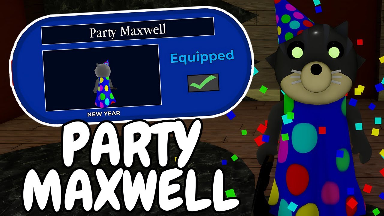 How To Get "PARTY MAXWELL" SKIN In Piggy: Distortion! - YouTube