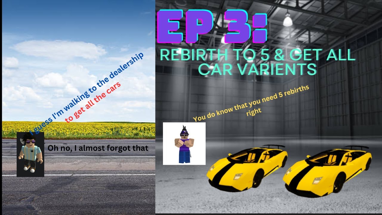 [Rebirth to 5 & Get all the car varients] (Ep 3) Car Repair Simulator🔧 ...