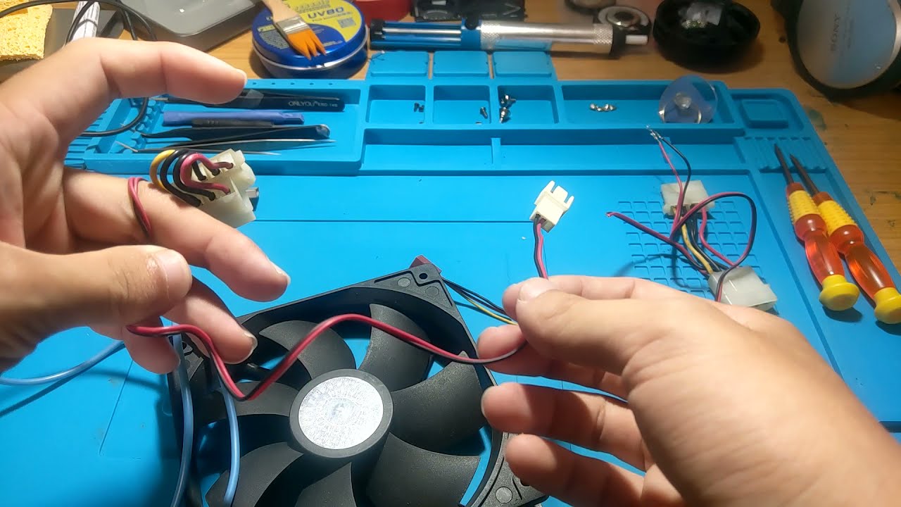 自宅亂搞 DIY USB FAN 電腦 風扇 小改裝 - YouTube