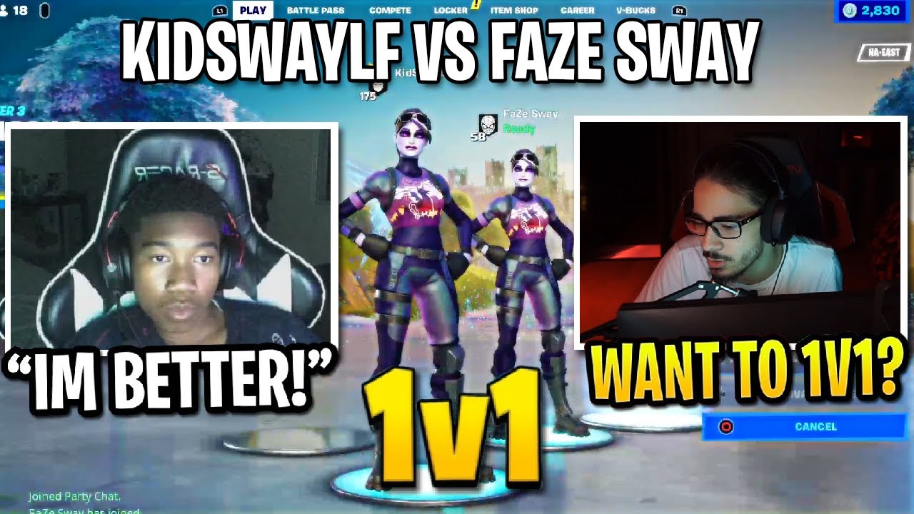 SwayLF vs FaZe Sway (1v1) - YouTube
