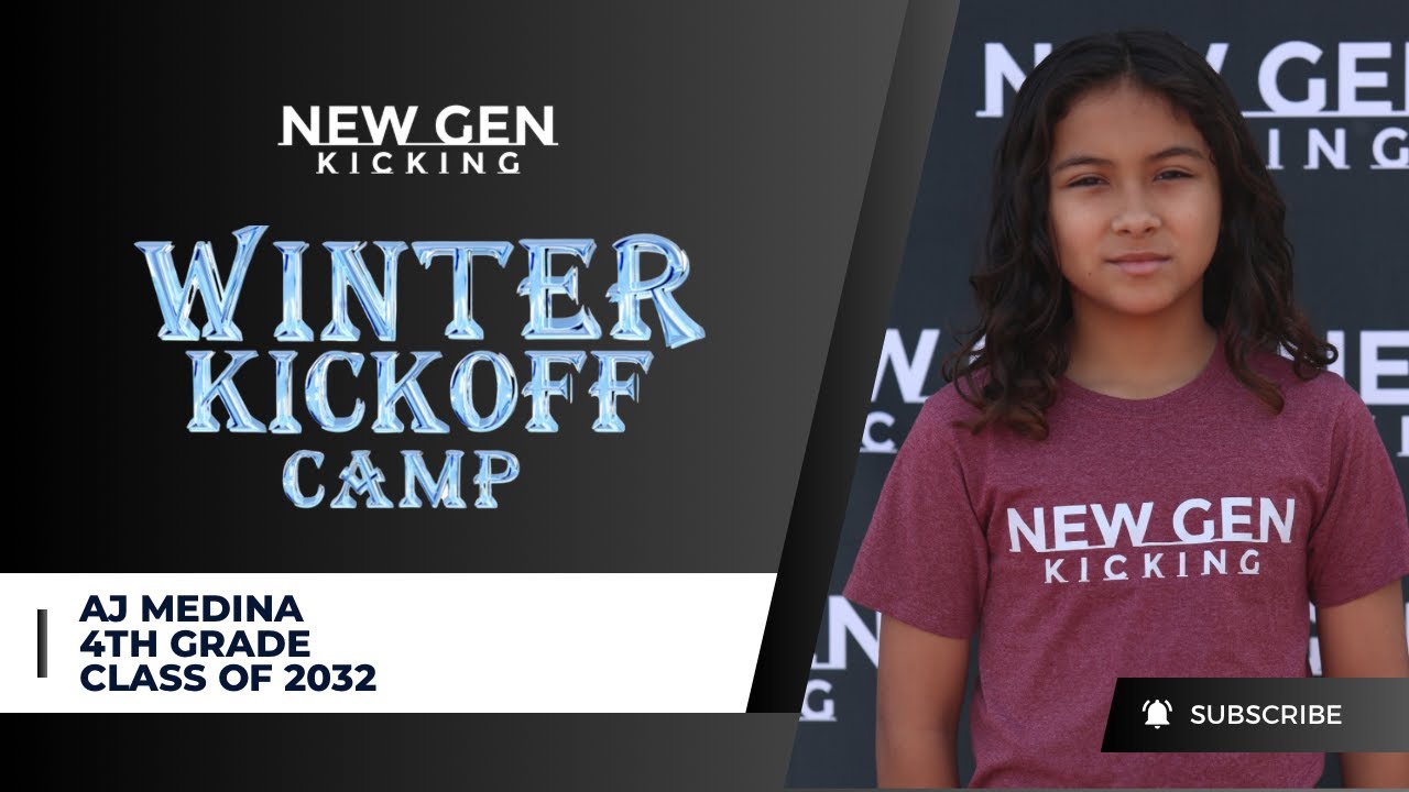 Alejandro AJ Medina - 2024 New Gen Kicking Winter Kickoff Camp - YouTube