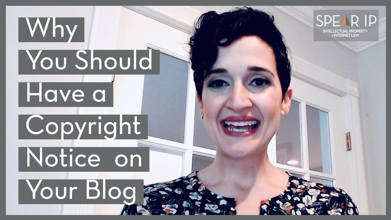 Why You Should Have A Copyright Notice On Your Blog or Website | Minute ...