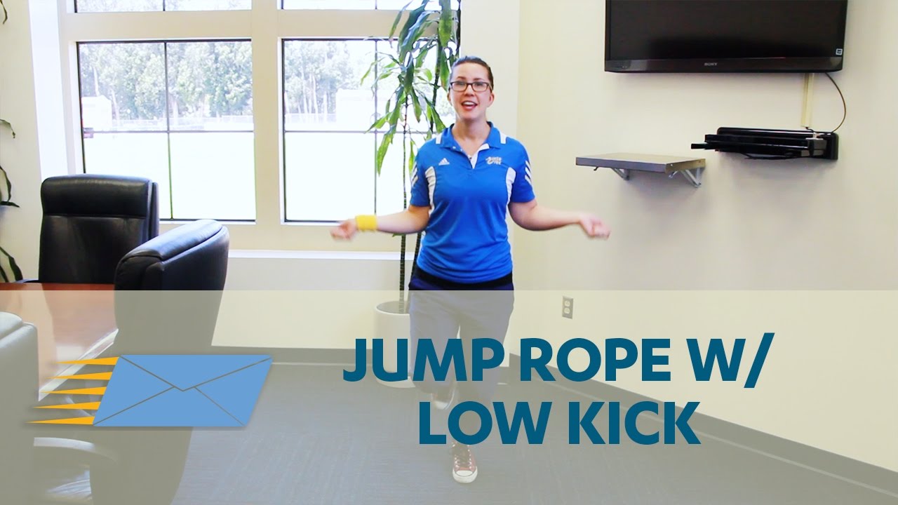 Jump Rope with Low Kick - YouTube