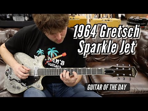 1964 Gretsch Sparkle Jet Double Cut | Guitar of the Day - YouTube