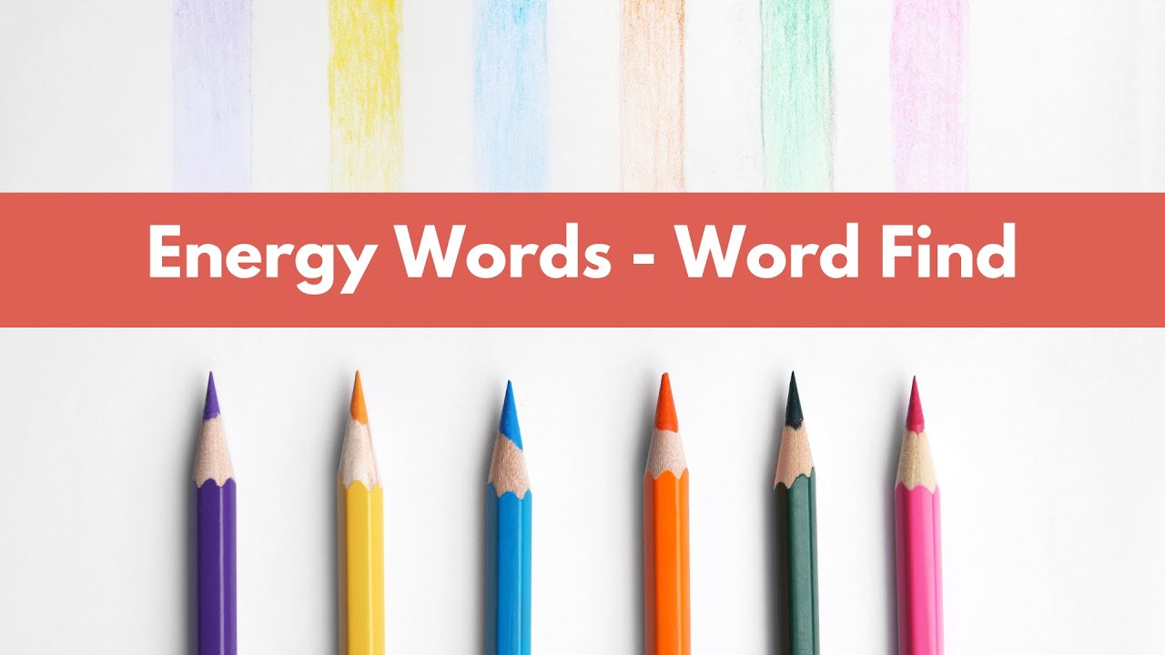 ENERGY WORDS SCIENCE ACTIVITY WORD FIND SEARCH FINDER GAME VOCABULARY ...