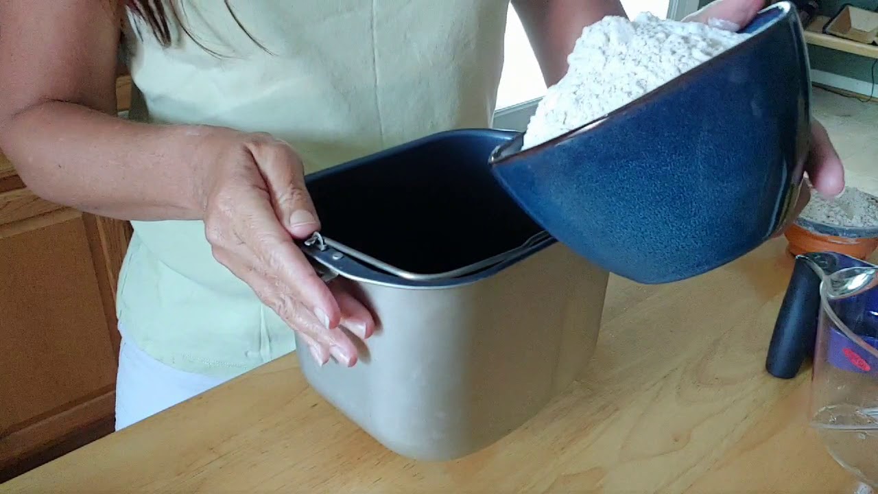 Italian Bread using my Bread Machine...yum - YouTube
