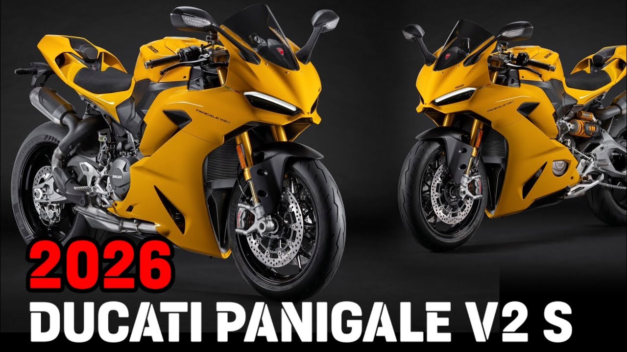 2026 DUCATI PANIGALE V2 S IN YELLOW GIALLO EDITION - YouTube