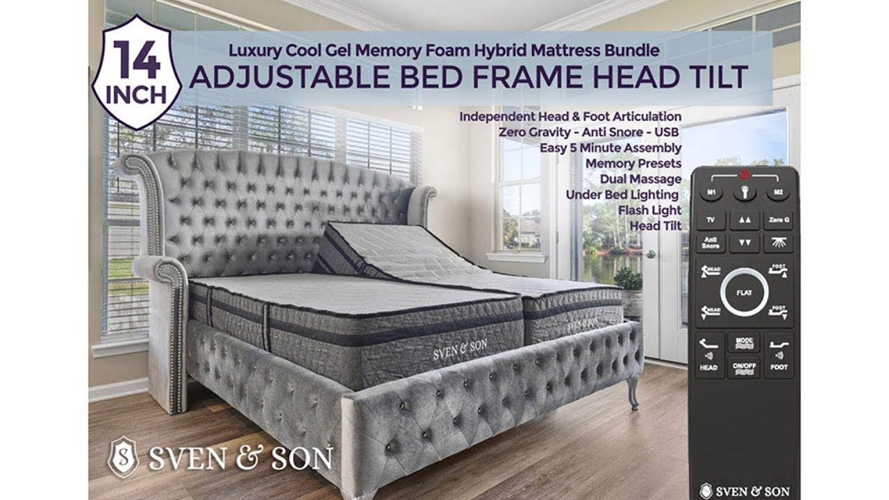 Best adjustable beds | Split King Adjustable Bed Frame Base | (Head ...