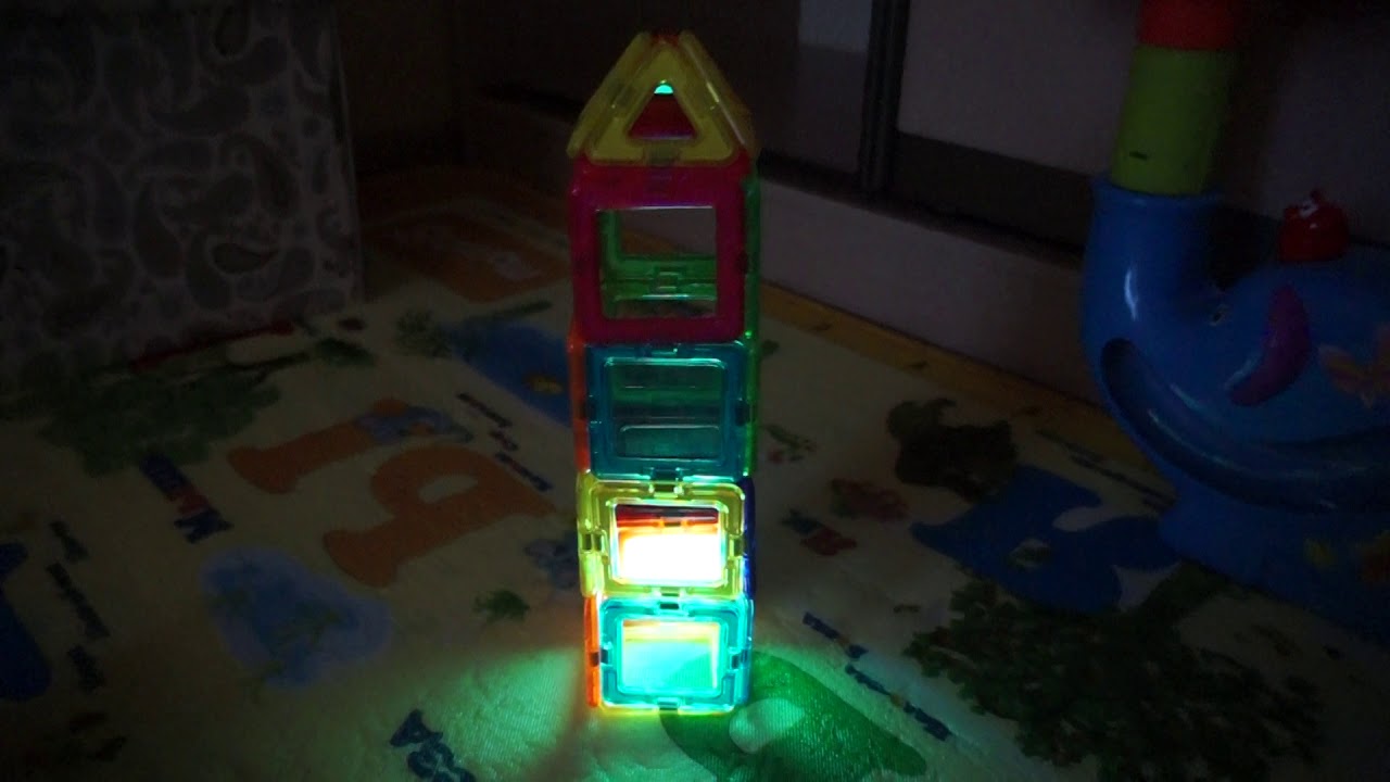 Magformers Neon LED Set. Магформерс Светодиод - YouTube