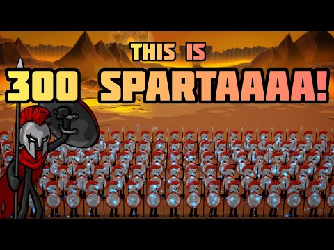 Stick War 3 - THIS IS SPARTA! 300 Speartons In The Battlefield! Stick War 3 Epic And Funny Montage