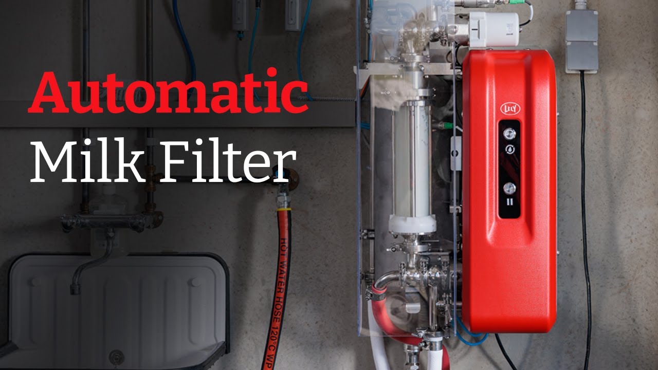 Lely Automatic Milk Filter - YouTube