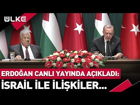 Erdoğan-Abbas Görüşmesinde #Flaş İsrail Sözleri #SONDAKİKA