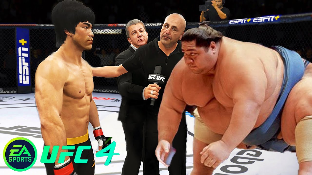 UFC4 Bruce Lee vs Sumo EA Sports UFC 4 - YouTube