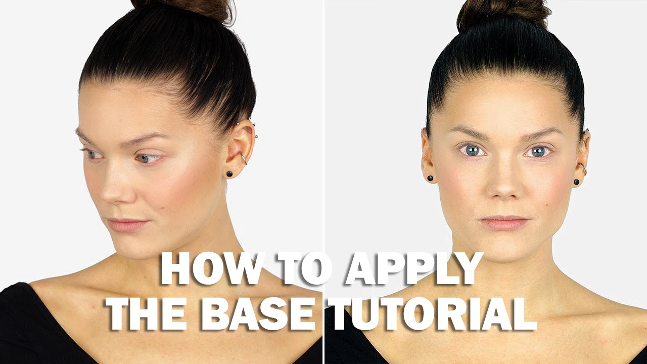 How To Apply The Base Tutorial With Subs Linda Hallberg Makeup