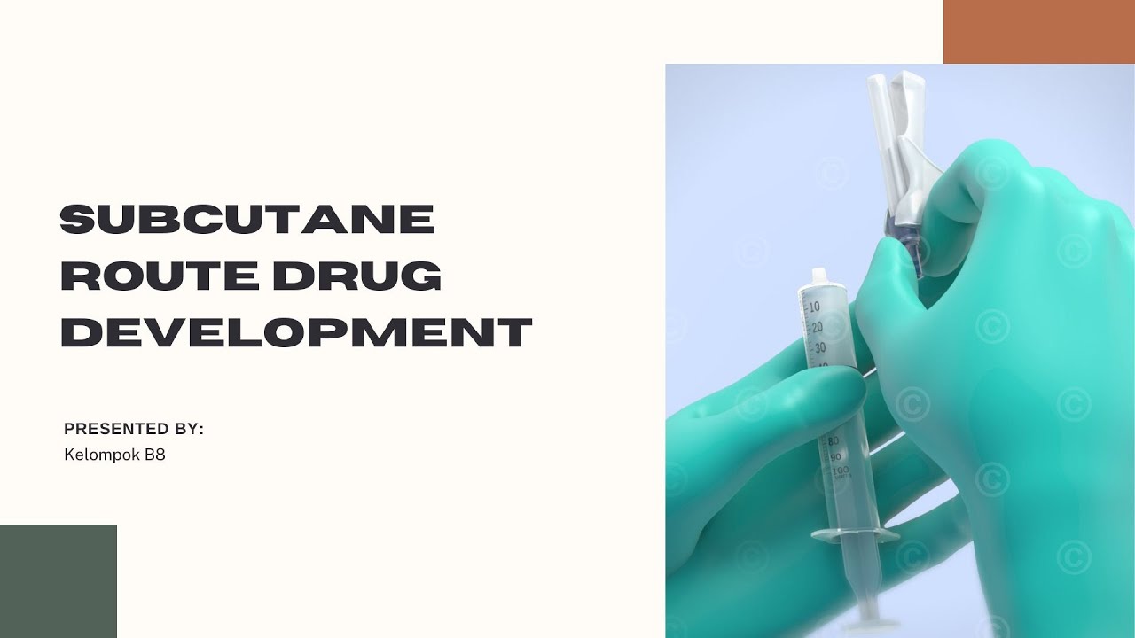 Review Journal : Subcutane Route Drug Development (Hyaluronidase ...